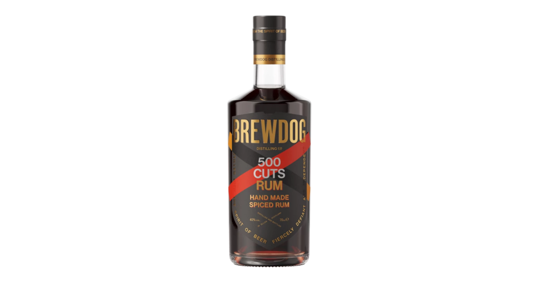 BrewDog Distilling 500 Cuts Spiced Rum 40% 700ml • Drink Station