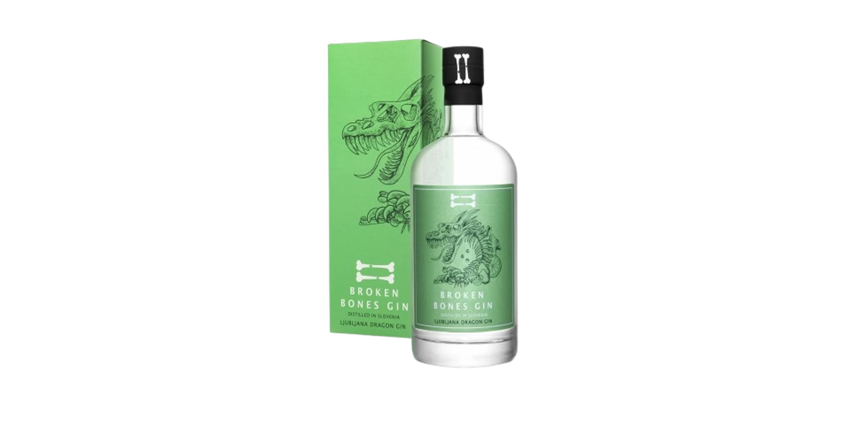 Broken Bones Ljubljana Dragon Gin 45% 500ml DRS - GIN