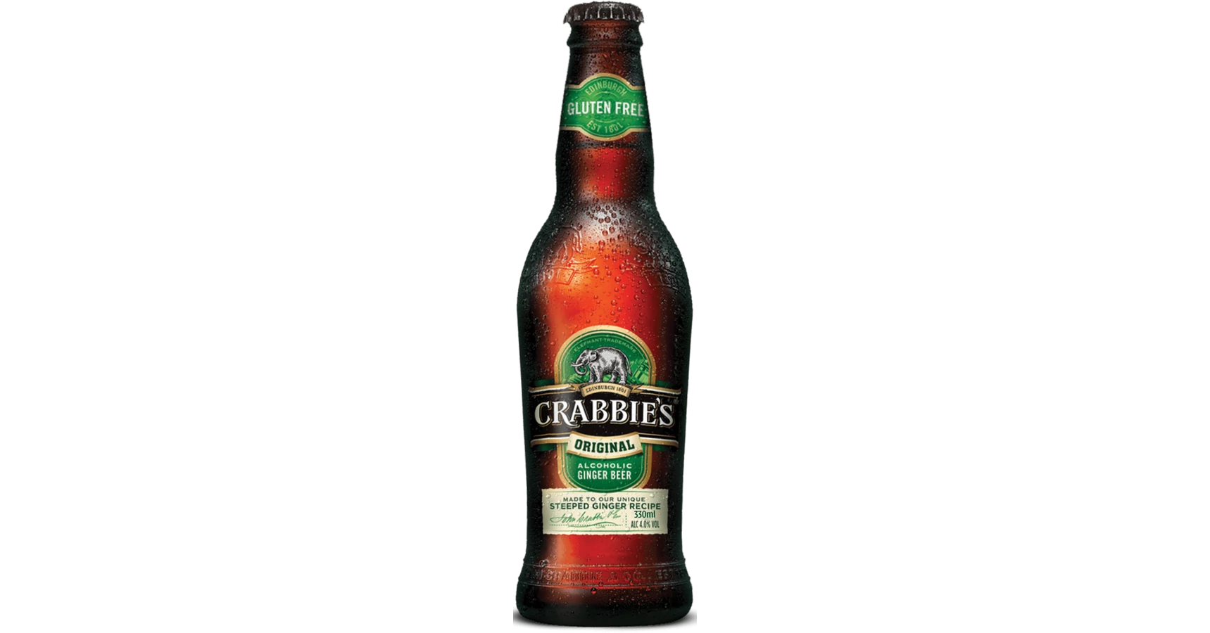 Crabbies Original Ginger Beer 4% 330ml DRS - Gyömbérsörök