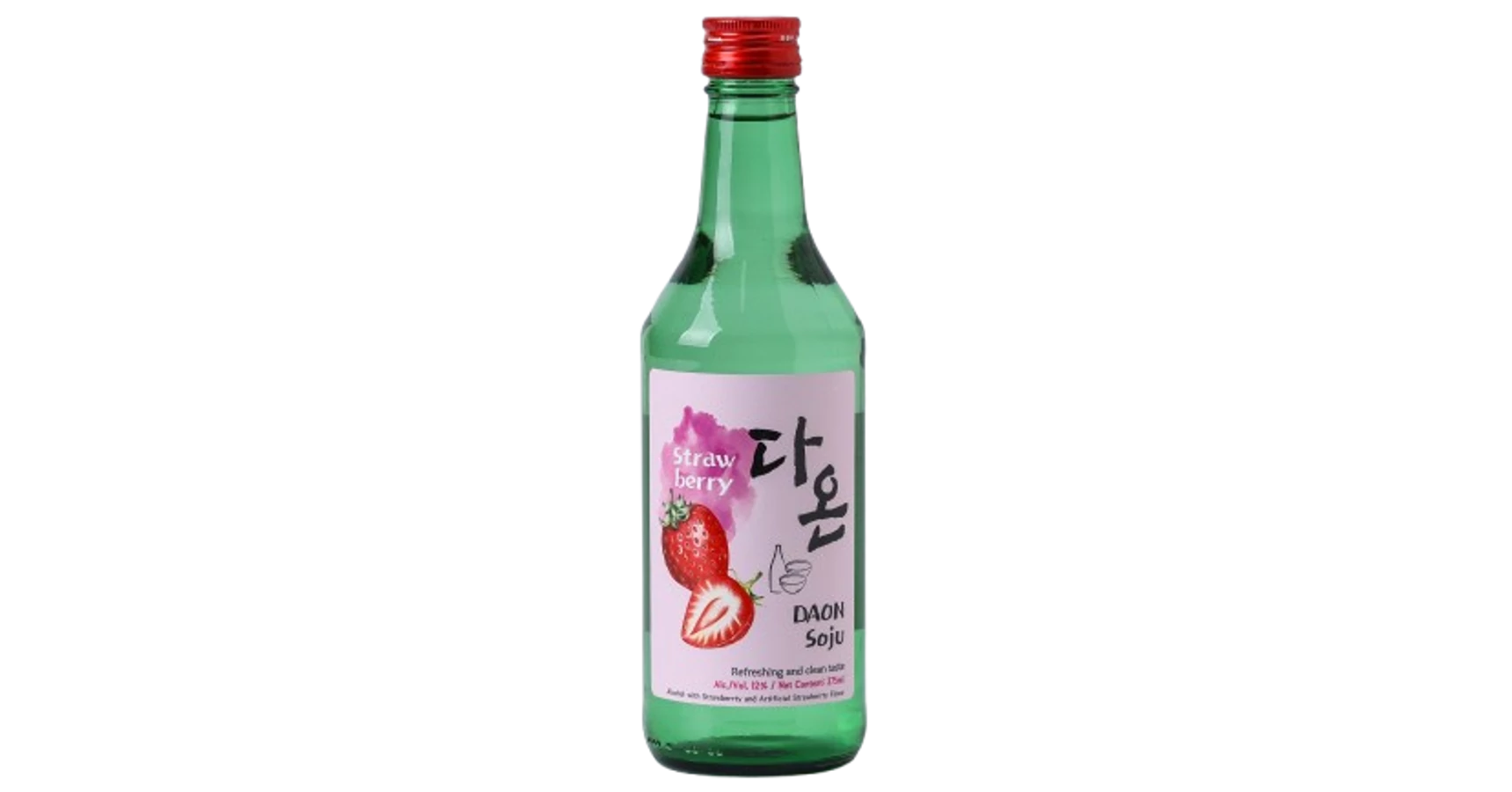 DAON Strawberry Soju 12% 360ml DRS - EGYÉB