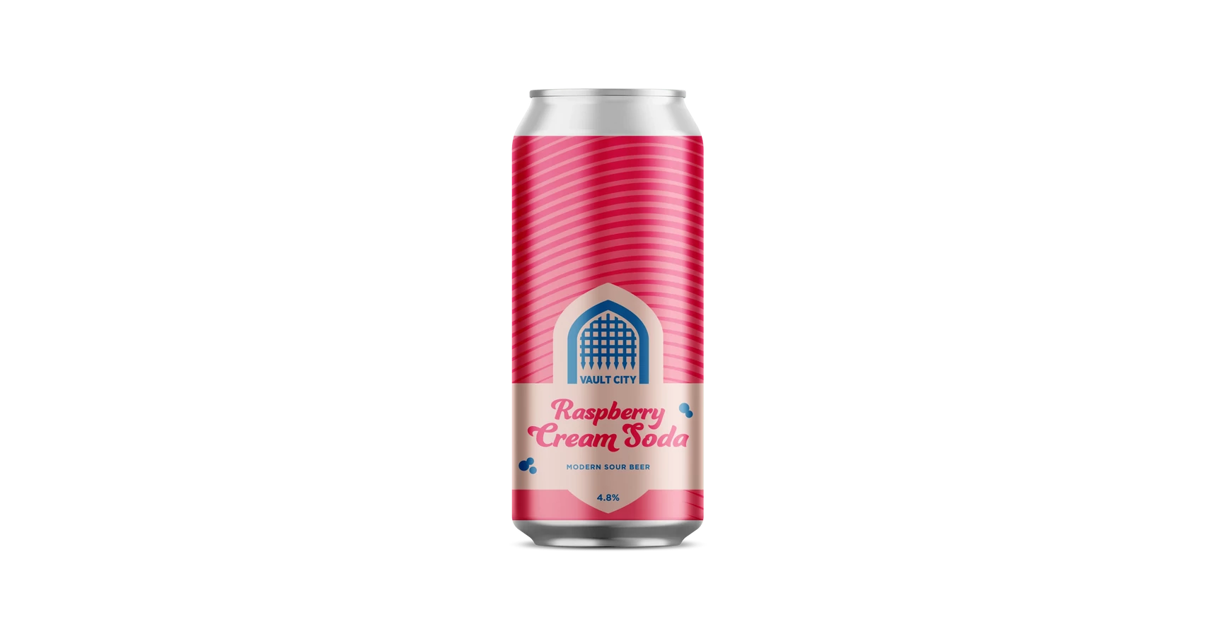 Vault City Raspberry Cream Soda 4,8% 440ml DRS - Kraft sörök