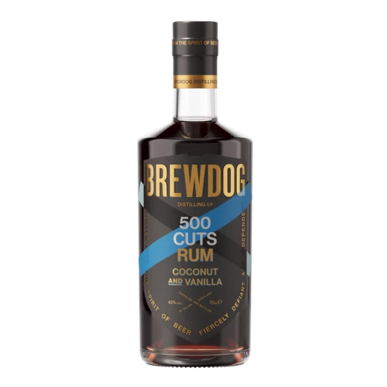 BrewDog Distilling 500 Cuts Coconut and Vanilla Rum 40% • Drink Station